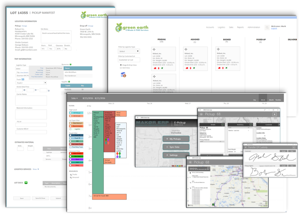 ITAD, E-Waste Recycling Software | MAKOR ERP MAKOR ERP